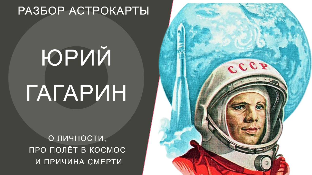 АСТРОЛОГИЧЕСКАЯ КАРТА ЮРИЯ ГАГАРИНА