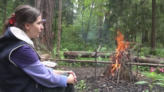 2лесной слет Клуба КСП У Костра 23.08.2025 зарисовка