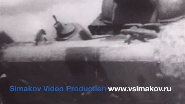 Проект "Непокоренный Курск" - фрагмент видеоофрмления спектакля "Две войны"