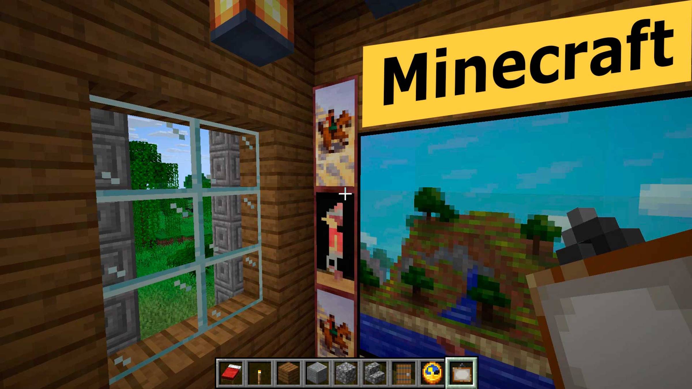 ✅ СОБОР в Майнкрафте с ВИТРАЖАМИ! Секретная галерея и Огромные Окна / Строим вместе #6