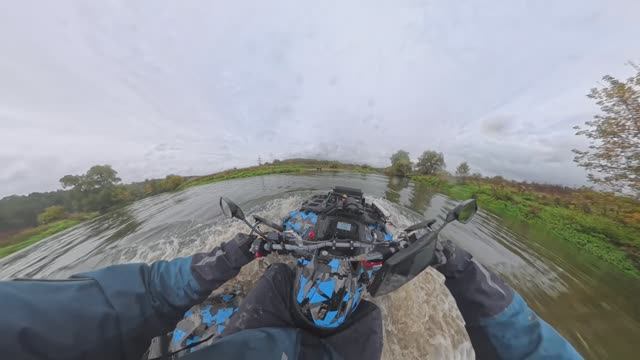 Stels Guepard на просторах московской области, легкая поездка на двух квадроциклах Стелс Гепард