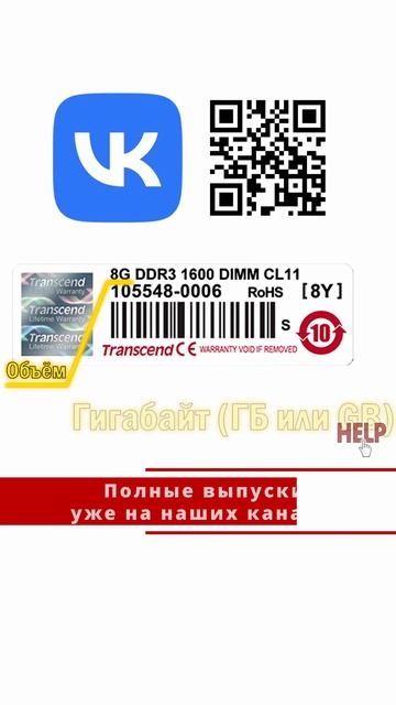 Shorts 5. Оперативная память. Устройство, маркировка и характеристики.