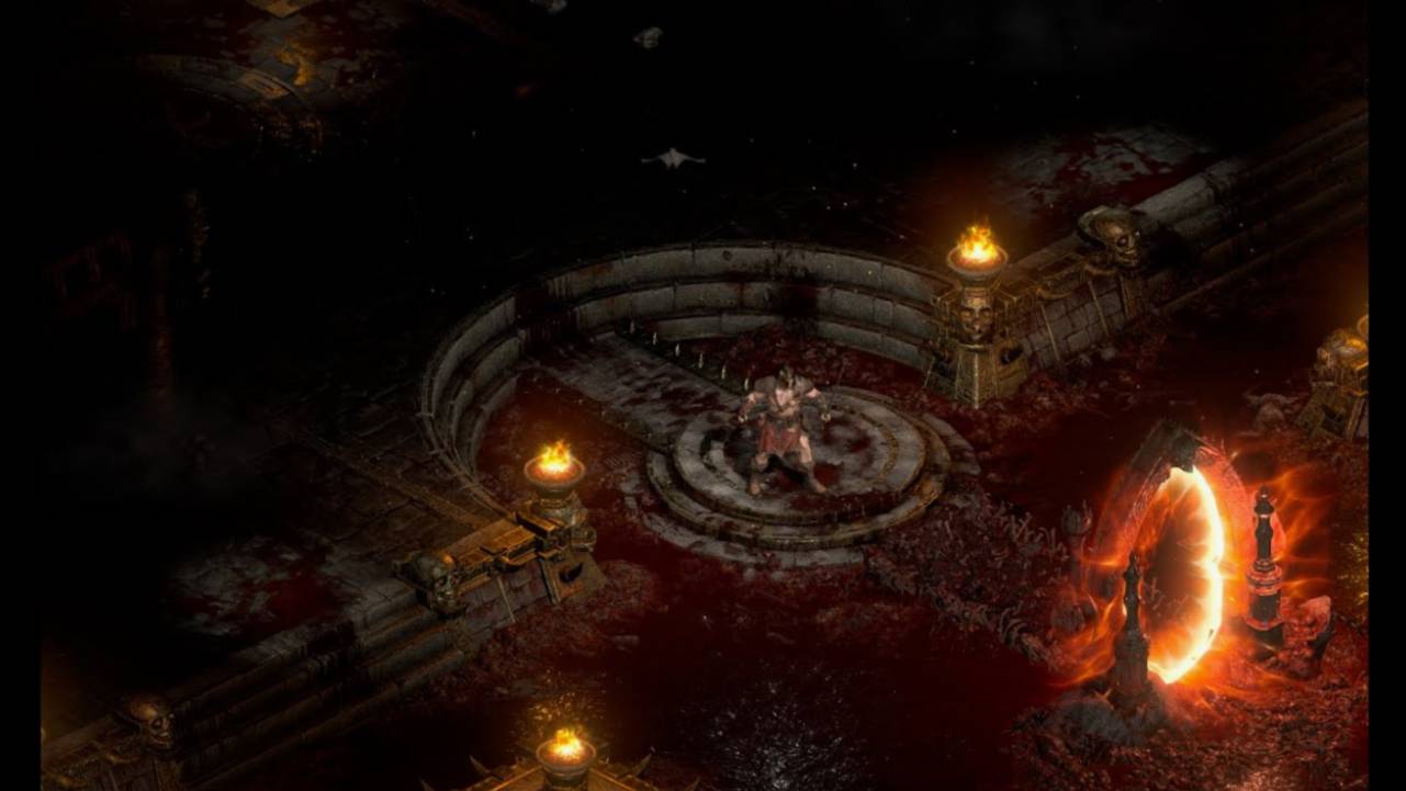 3. прохождение DIABLO 2 - акт 3.БОСС - MEPHISTO