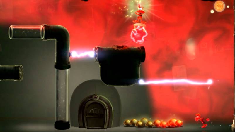 Прохождение игры Rayman Legends, 4 этап эпизод 20 000 люмов под водой. Станция зачистки