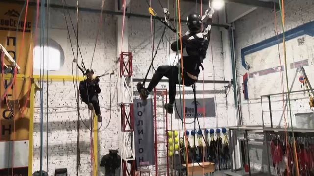 Технические перемещения в обучении промальпинистов. Этап 5.