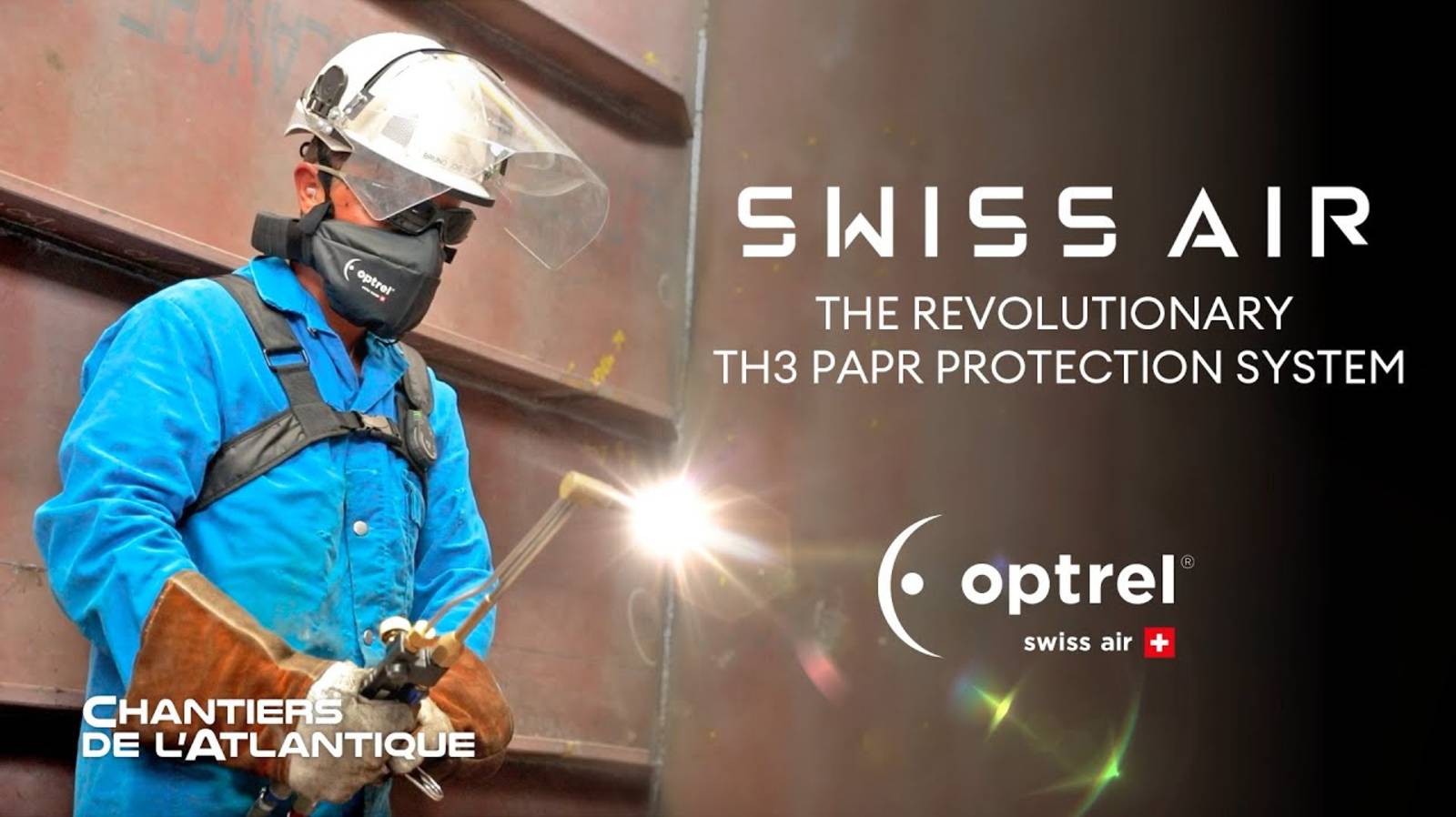 Optrel Swiss Air в работе на судостроительной верфи Chantiers de l'Atlantique (Франция)