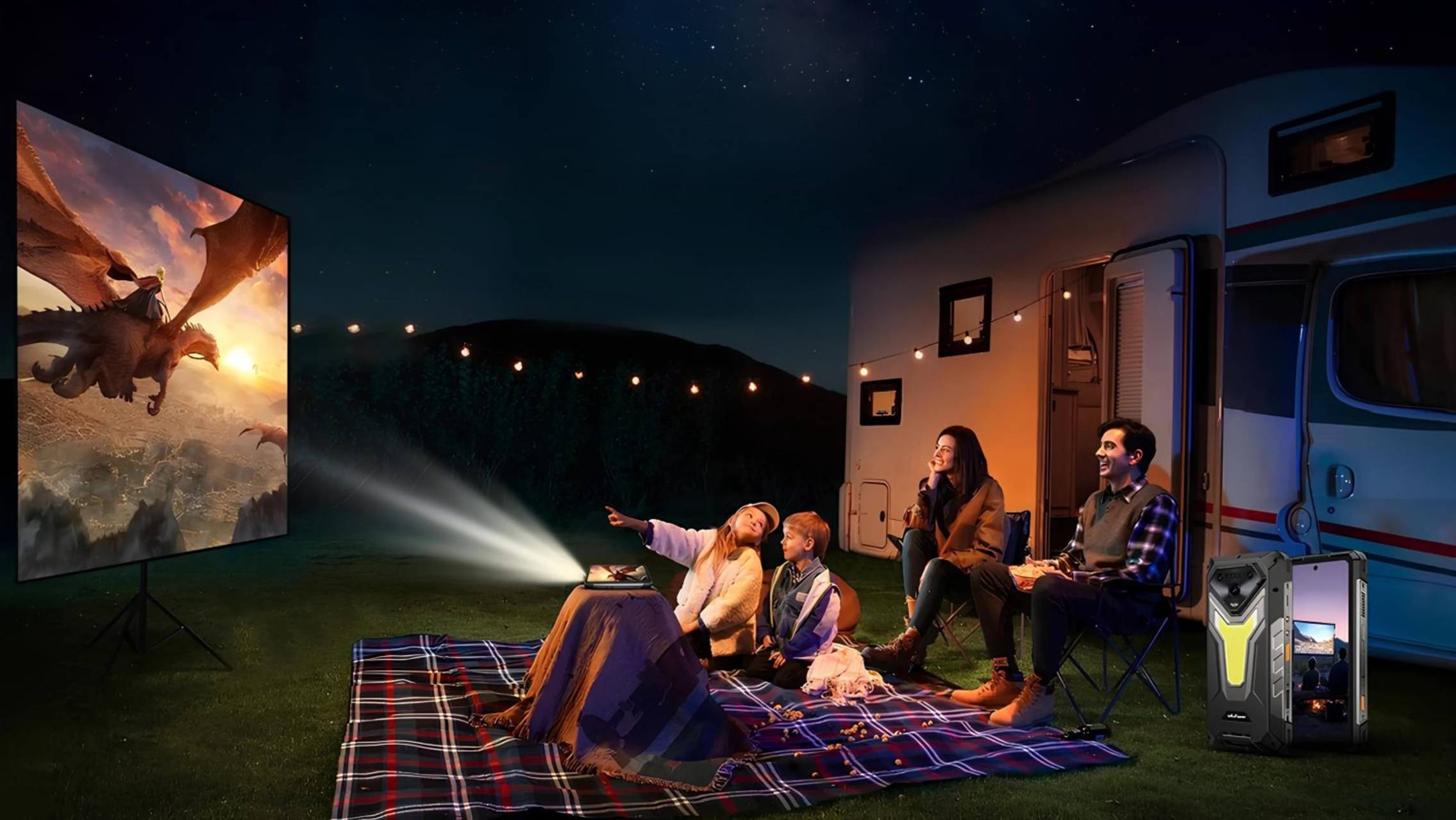 Лазерный мини проектор цветомузыка, 60 режимов