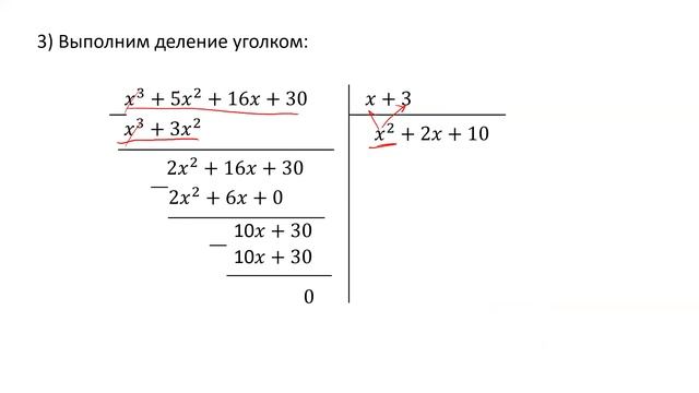 Нахождение комплексных корней многочлена (А7)