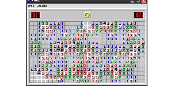 В игре Сапёр почему-то завис таймер, хотя сама игра не зависла.