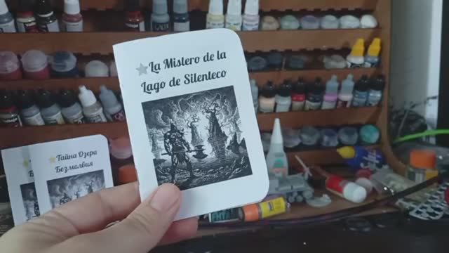 La Mistero de la Lago de Silenteco - книга-игра на Эсперанто из одного листа бумаги А4