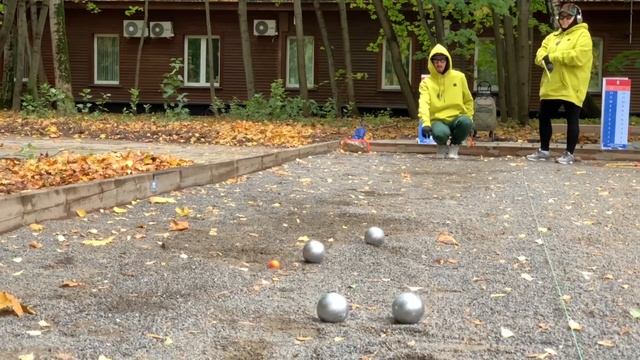 Петанк в парке Кузьминки: игры всей семьей