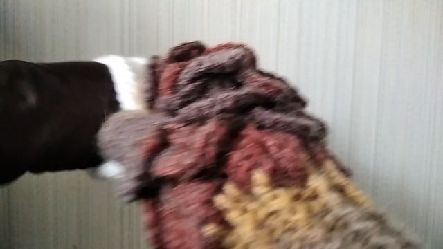 Вязаные митенки