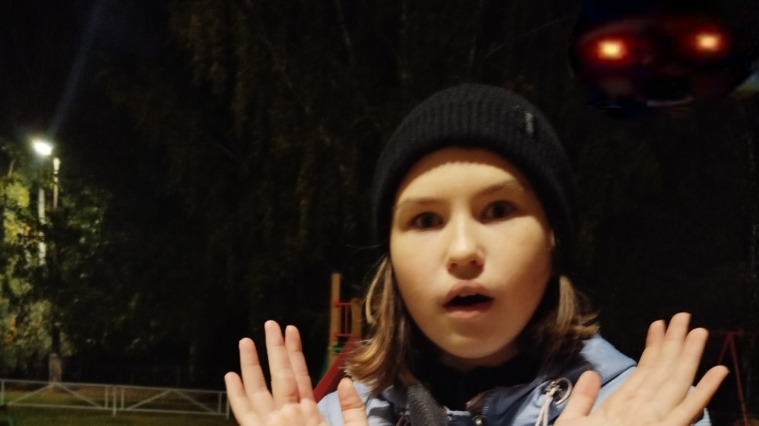 Синий малыш в реальной жизни!!!