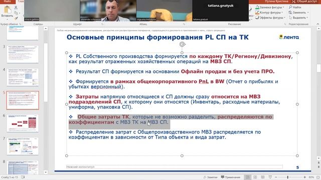 Отчет о прибылях и убытках формата БЕ СП