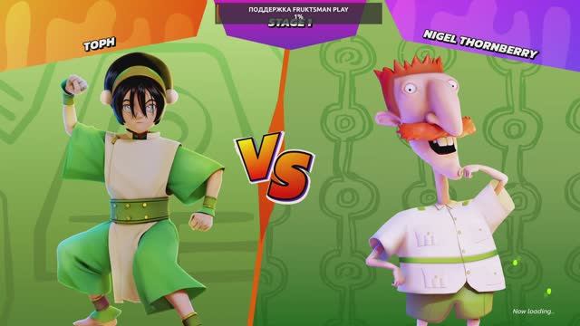 ТОФ БЕЙФОНГ ПРОТИВ МУЛЬТЯШНЫХ ГЕРОЕВ. КТО ПОБЕДИТ? Nickelodeon All-Star Brawl. Серия 5.