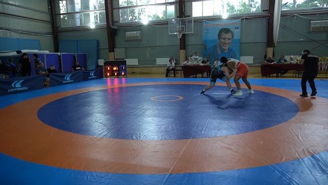 Борьба, два призёра России в 1/2 финала! 92 кг. Эссоме Самуель(Новокубанск)-Кушнирук Егор(Таганроог)