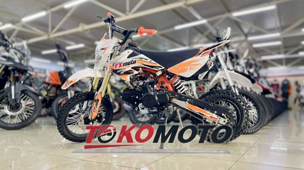 Питбайк FX MOTO JUNIOR 110 (красный) ВИДЕО