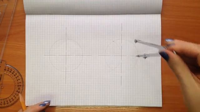 1 2 3 деление окружности на 7 равных частей