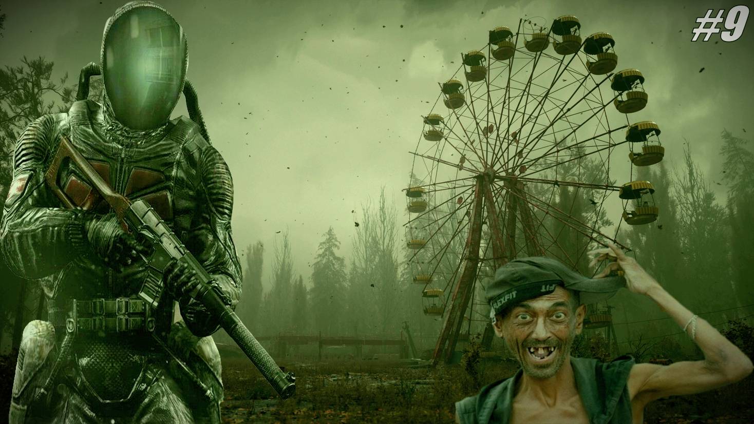 Прохождение STALKER Черный Сталкер Серия 9 Припять Военные Игры