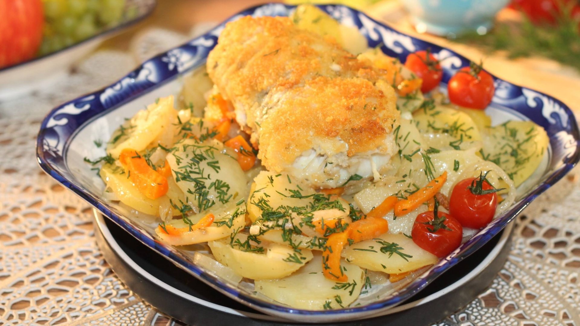 Минтай в пергаменте и со сливочным вкусом