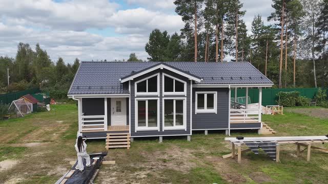 Обзор дома по проекту NORDIK-107