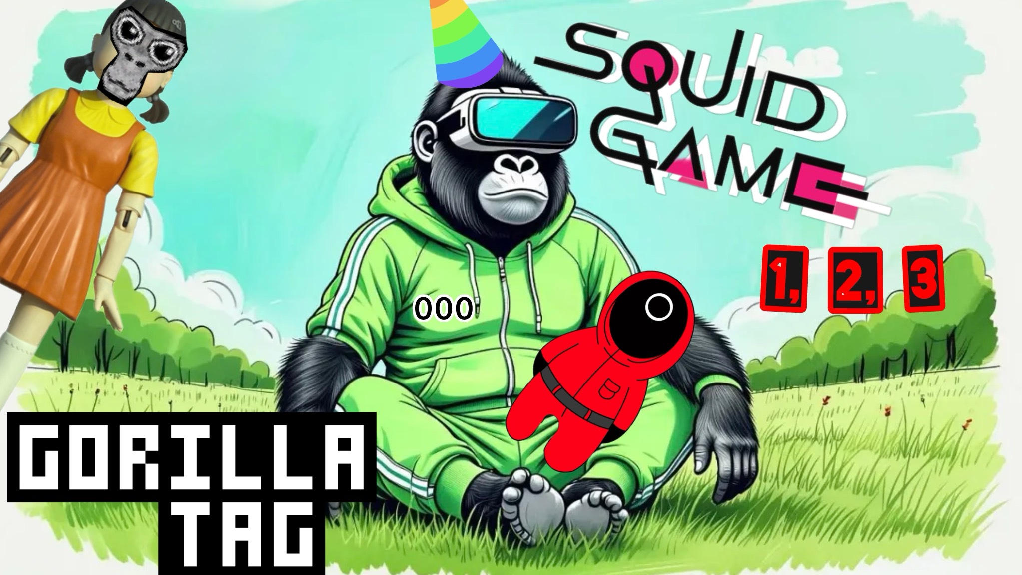 Я Горилла В GORILLA TAG / ПРОХОЖУ ВСЕ Сезоны ИЗ ИГРЫ В КАЛЬМАРА