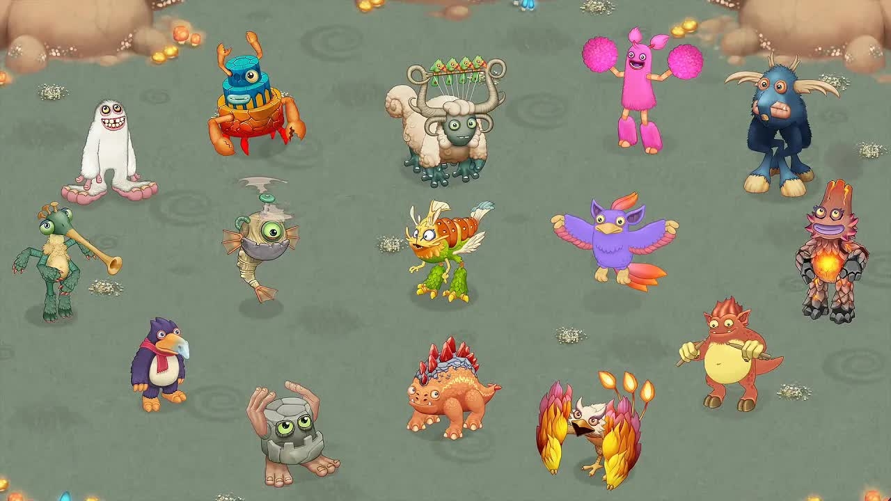 Огненный Парк - Вся Песня (My Singing Monsters, Мои Поющие Монстры, Msm, Мсм)