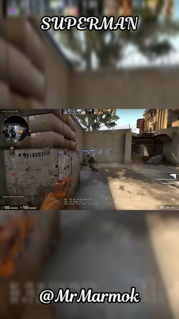 SUPERMAN @MrMarmok  #shorts #csgo