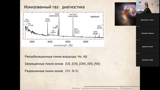 Методы панорамной спектроскопии. САО РАН 2025. Лекция 3.