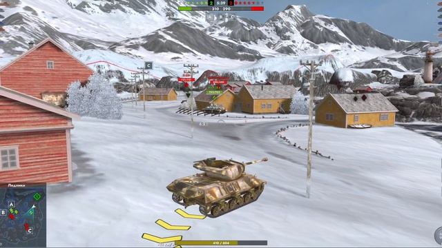 Tanks Blitz - Катка на американской ПТ-САУ 5 уровня M10 Wolverine
