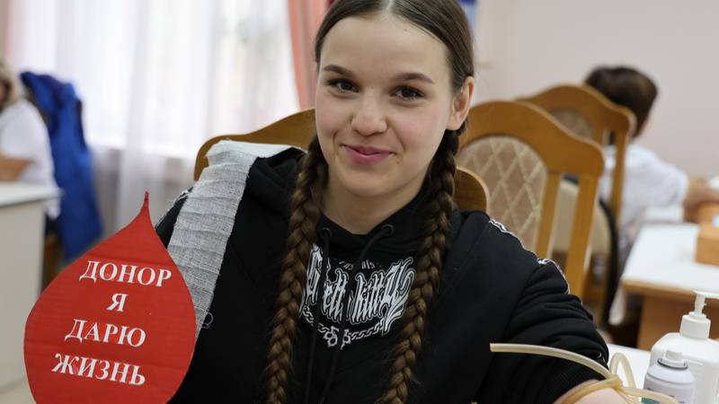 В Белгородской области полицейские приняли участие в донорской акции