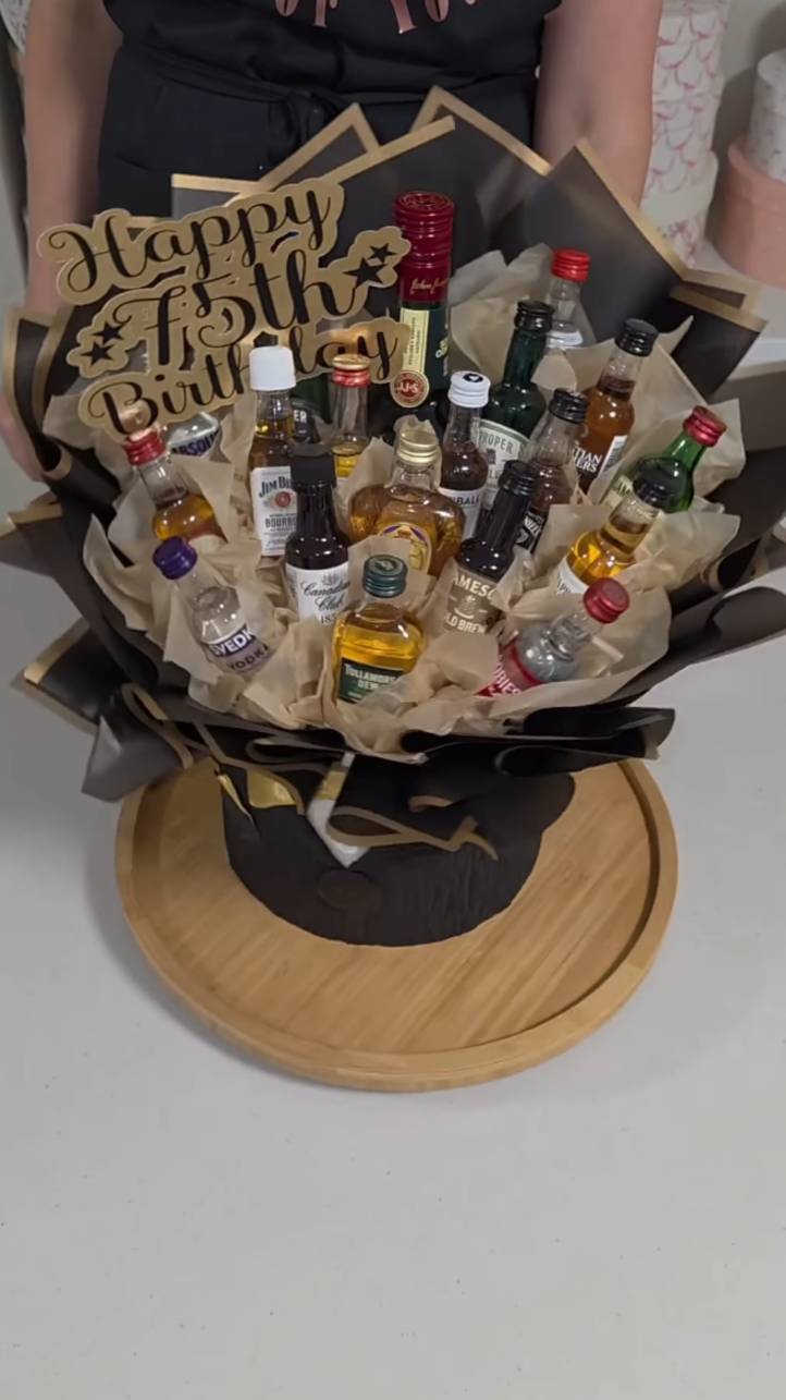 Идея для оформления подарка мужчине.