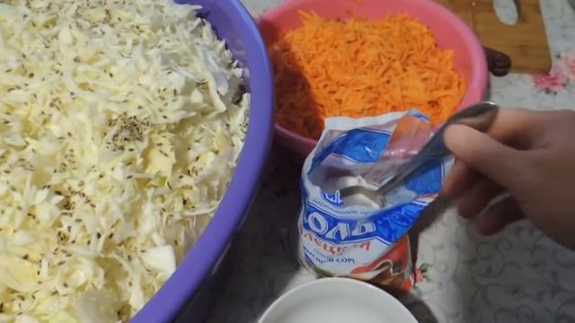 Вкусная квашенная Капуста на зим Хрустящая и Очень Полезная( архив 2017)