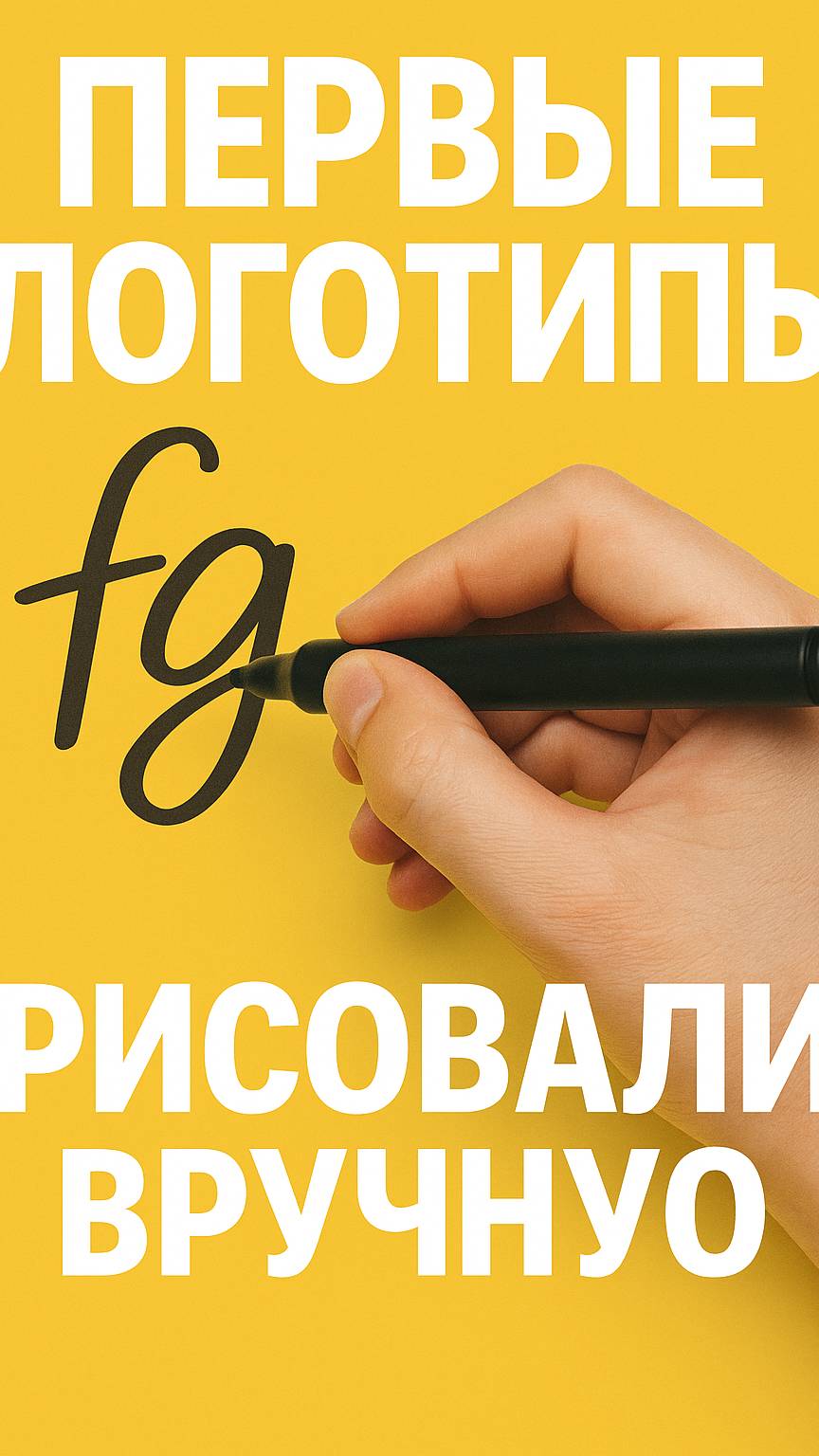 Секреты, которые скрывают первые логотипы! 🤫✏️