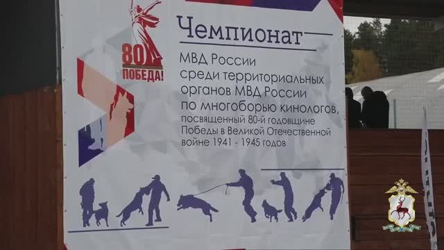 В Нижегородской области завершился Чемпионат МВД России по многоборью кинологов