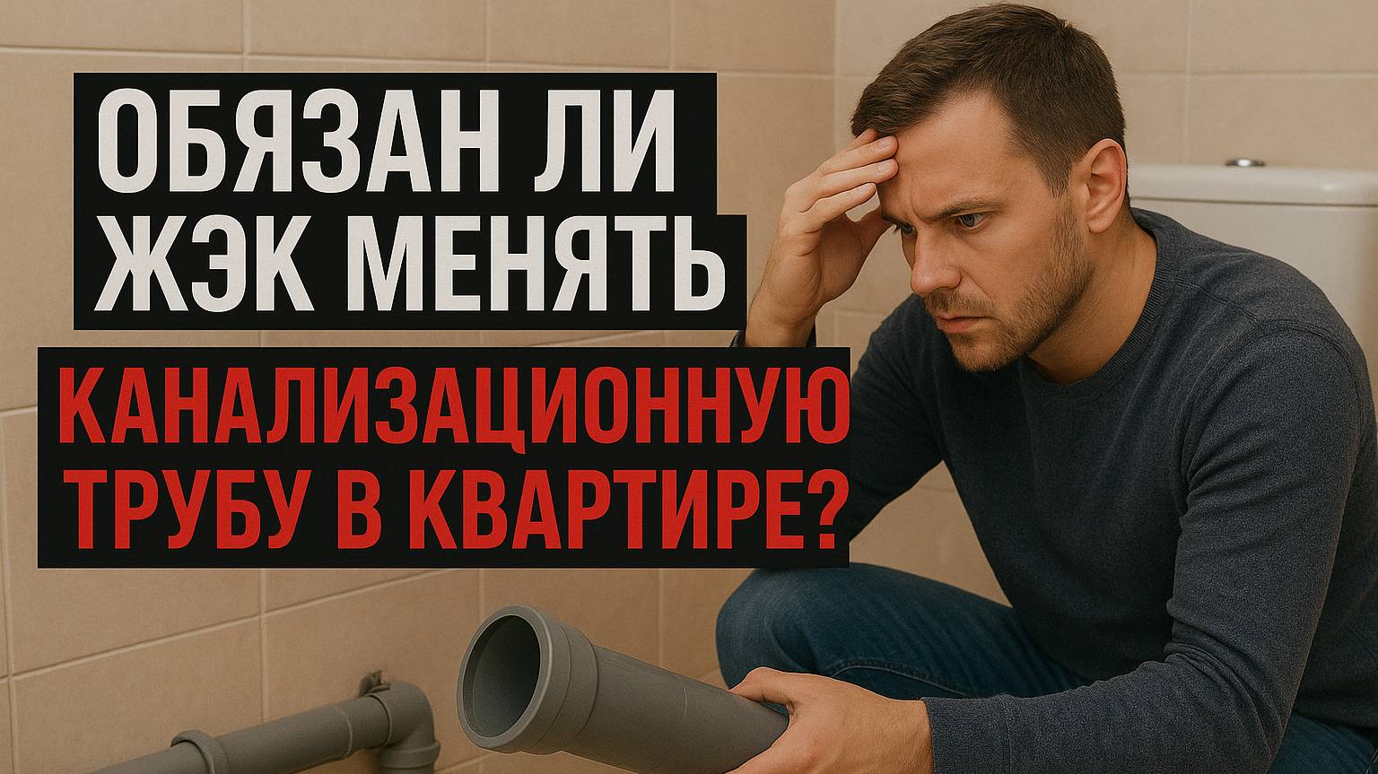 ОБЯЗАН ЛИ ЖЭК МЕНЯТЬ КАНАЛИЗАЦИОННУЮ ТРУБУ В ВАШЕЙ КВАРТИРЕ?