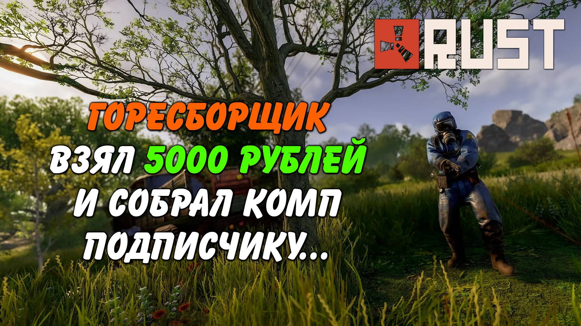Шум вентиляторов и кривая горесборка ПК за 5000 рублей Rust Раст (Запись диагностики пк Rogue)