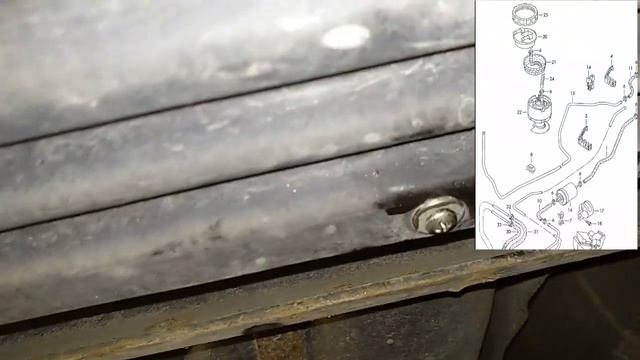 #002(1b)замена топливного фильтра Audi a4,VW passat 1.6 (2000) бензин