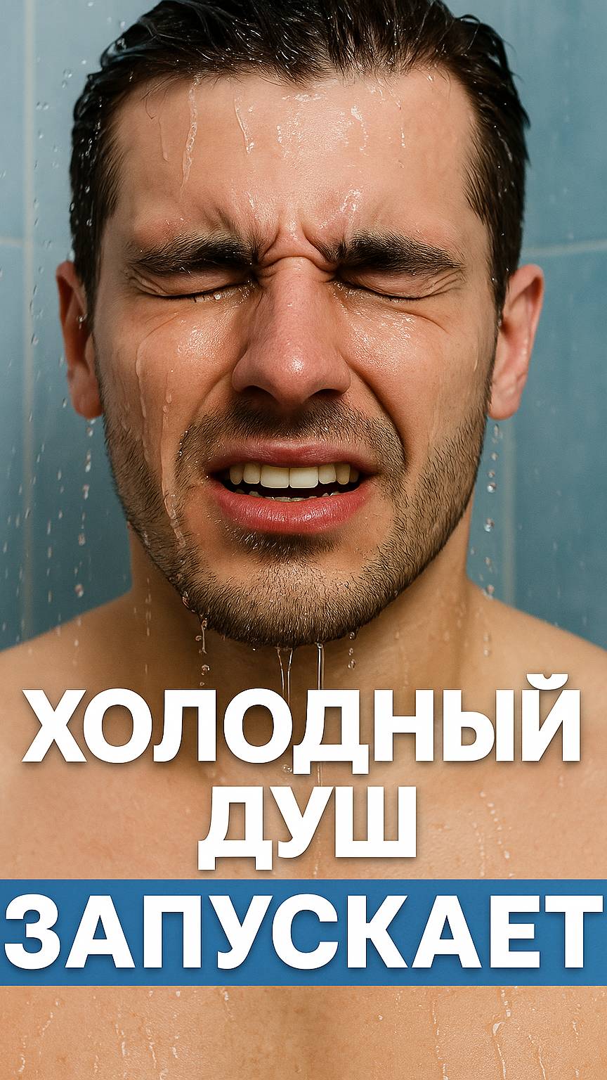 Холодный душ: Секрет энергии твоих клеток! 🚿⚡️