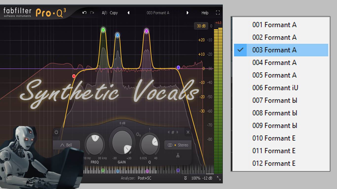 FREE Formants Presets for FabFilter Pro-Q 3