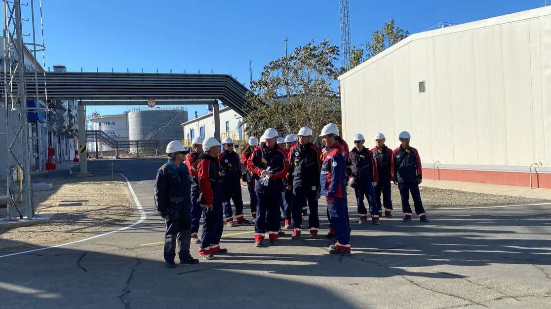 Рабочий визит руководства КТК на НПС "Тенгиз"