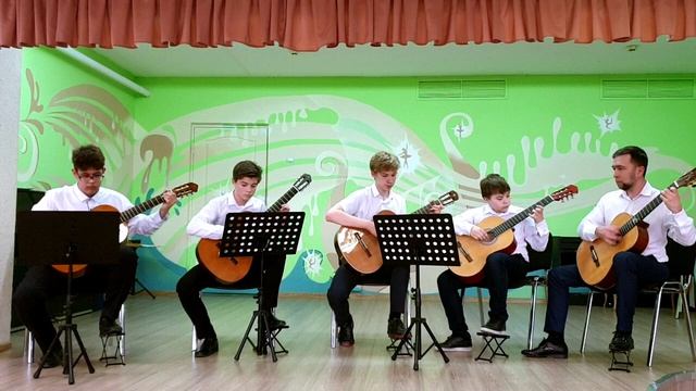 Пираты Карибского моря. Ансамбль гитаристов.