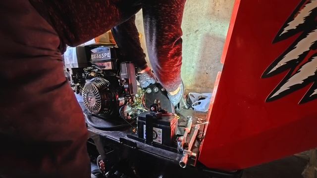 Мотобуксировщик Brait Установка дискового тормоза