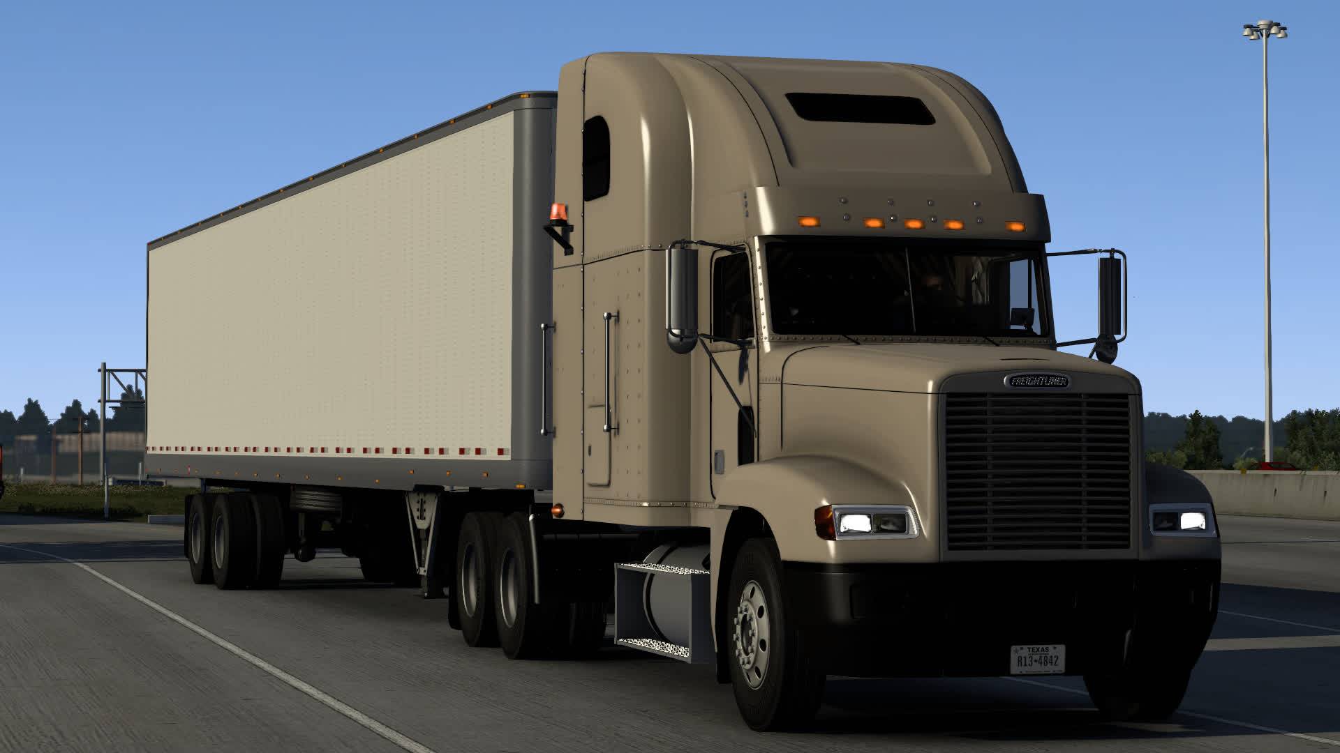 421 / ATS 1.56 / Freightliner FLD / Реальная экономика.