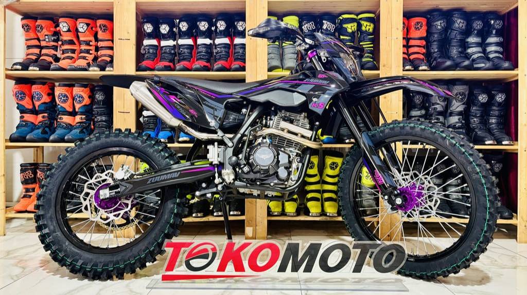 Мотоцикл эндуро ZUUMAV K5 CB300F фиолетовый