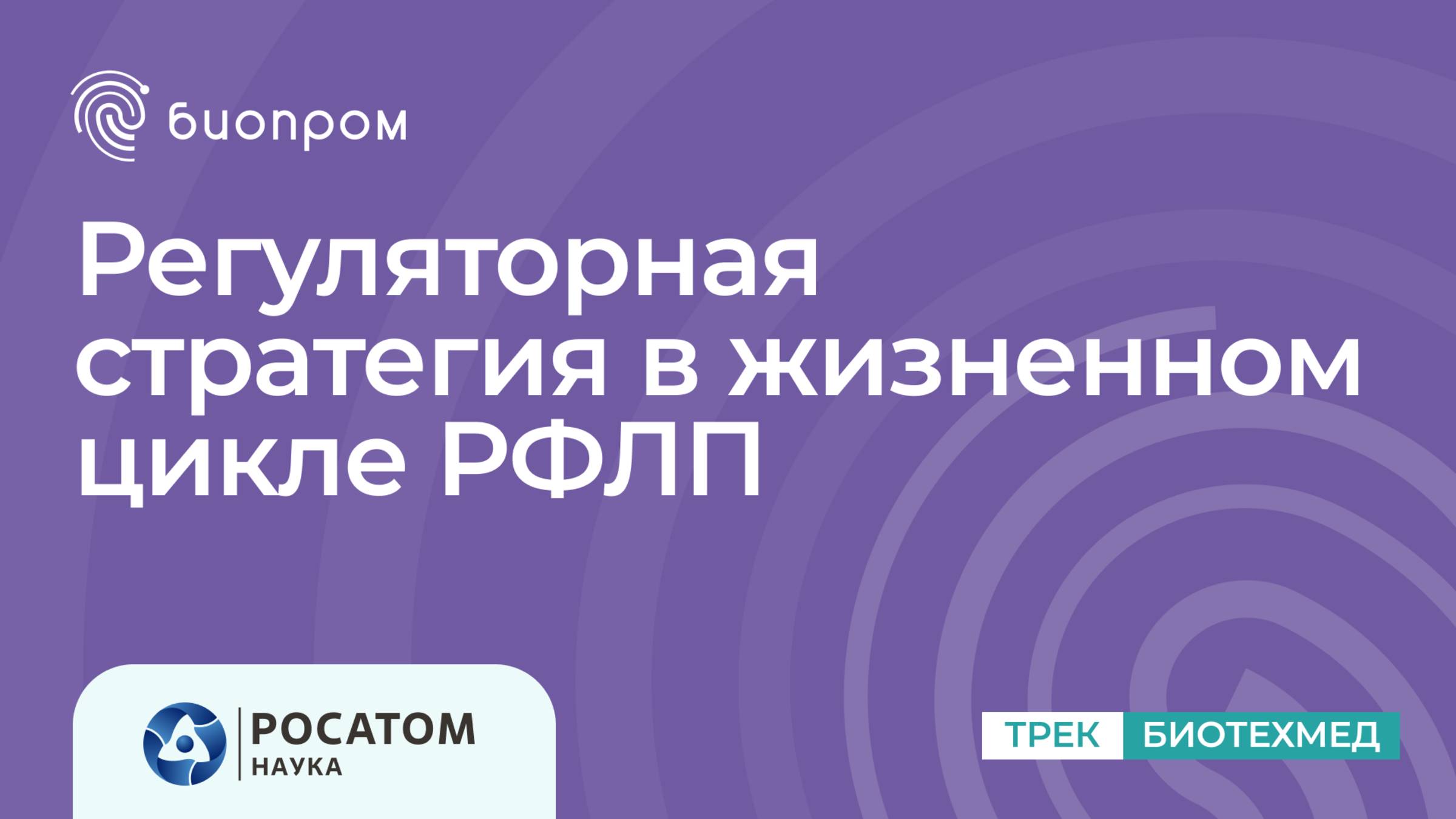 Регуляторная стратегия в жизненном цикле РФЛП