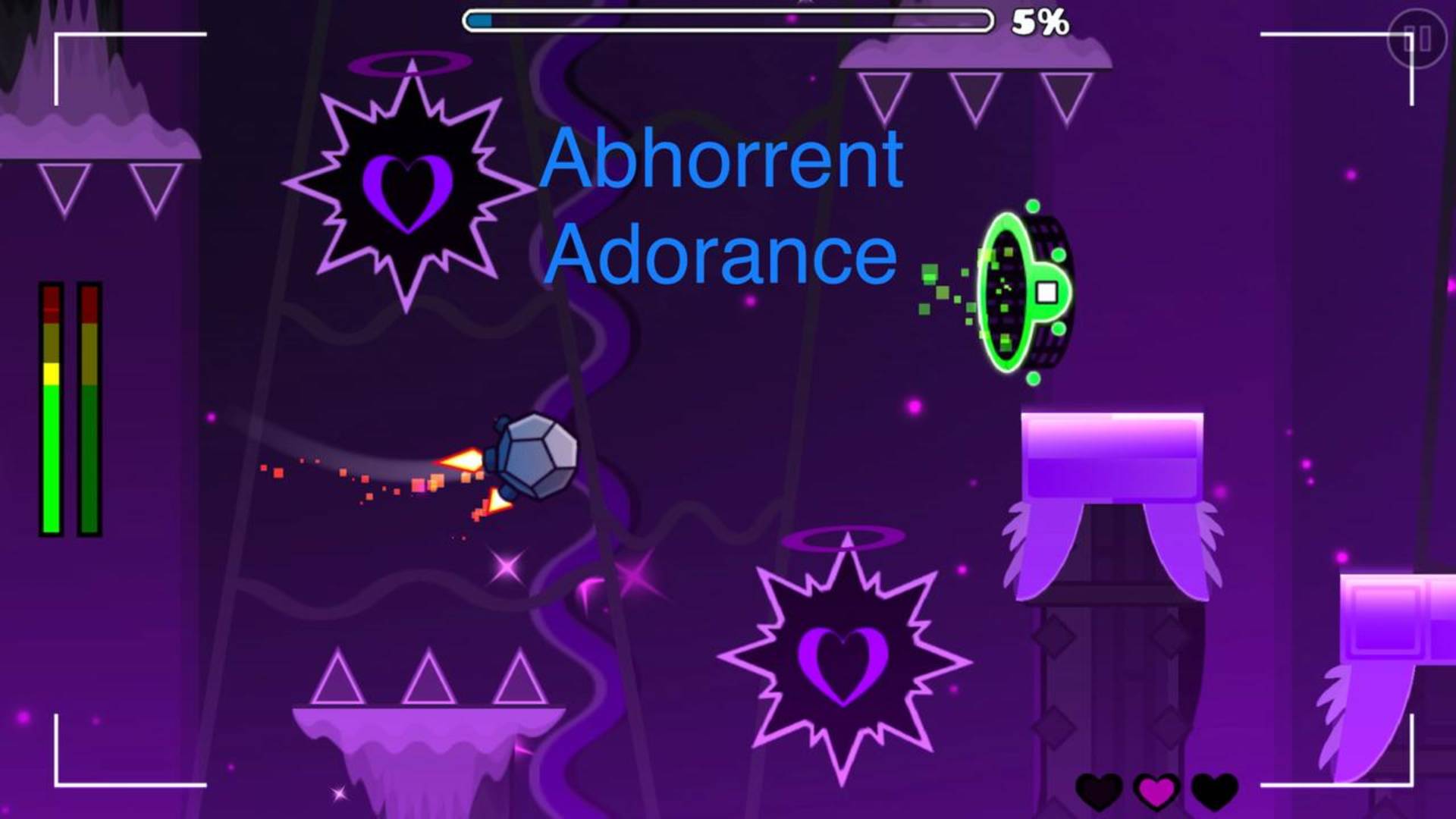 Abhorrent Adorance (without coins) | geometry dash