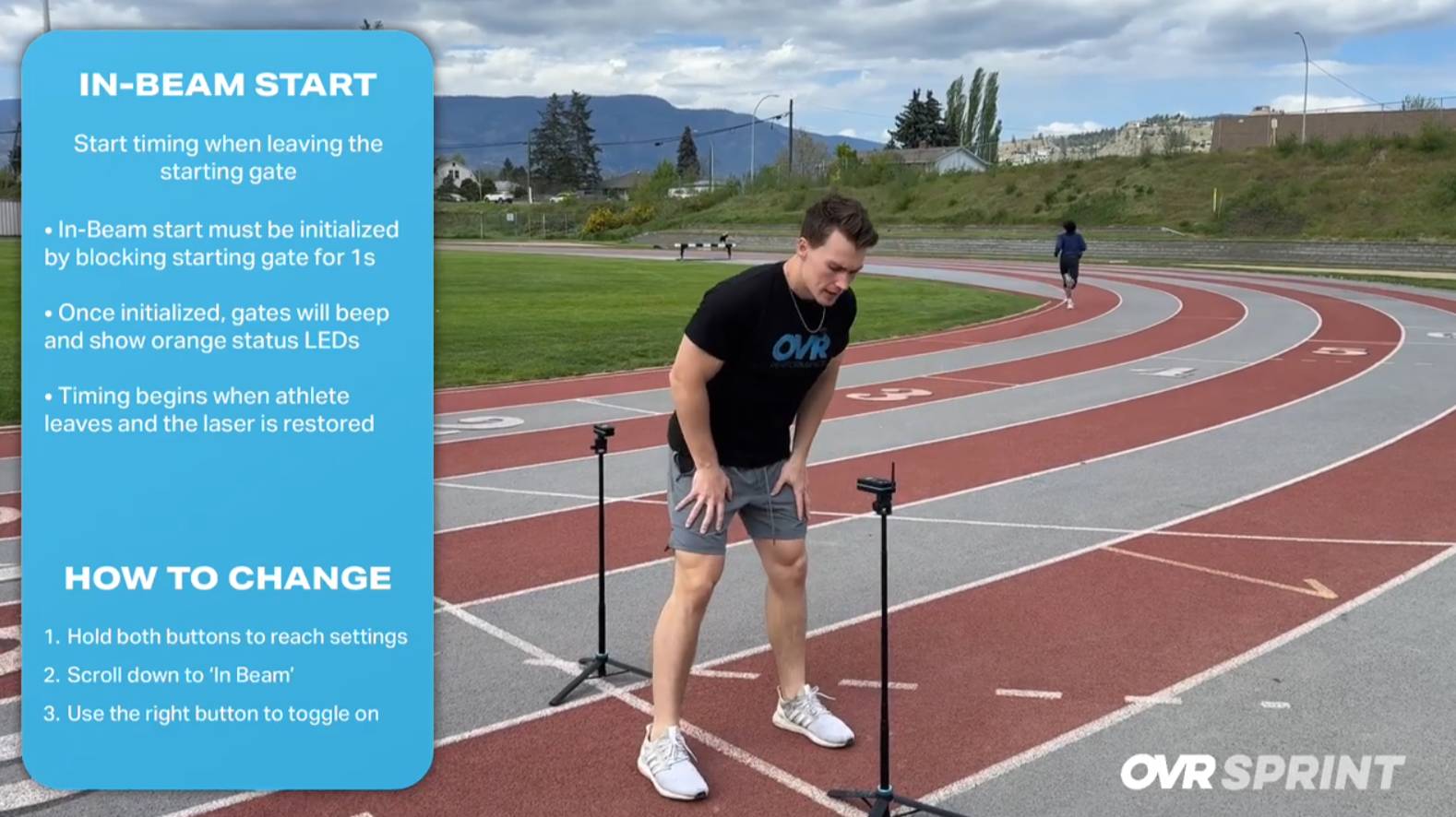 Использование режима "Старт из створа датчика"