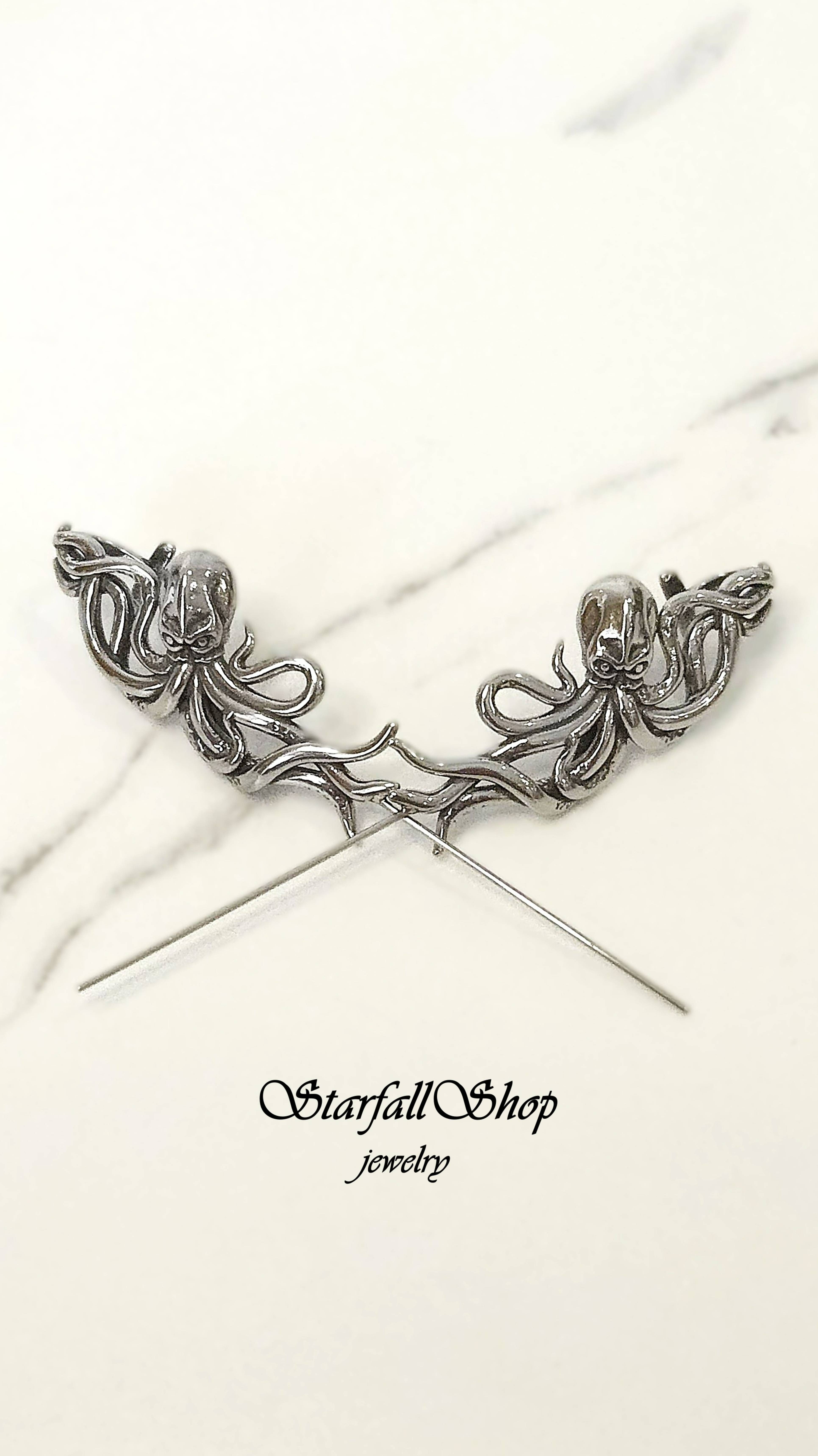 Дизайнерский кафф-игла "Кракен" от StarfallShop