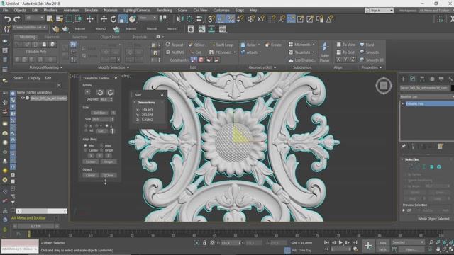 Редактирование готовых STL  моделей в 3ds Max  для ЧПУ станков